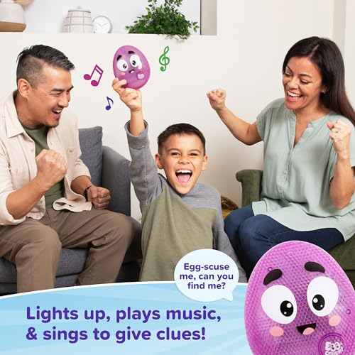 Eggcellent By Relatable, The Kid-Friendly Hide & Seek Game, Silly Poopy Hide & Seek Easter Eggs Toddler Toys, Includes 1 Eggcellent Light-Up Toy That Sings, Great Easter Basket Stuffers for Toddler