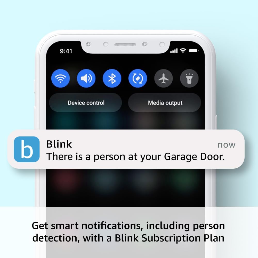 Blink Mini 2 (Newest Model) + Weather Resistant Adapter — Indoor/Outdoor Home Security & Pet Camera(s) with HD video, motion detection, and built-in spotlight — 2 cameras (Black)