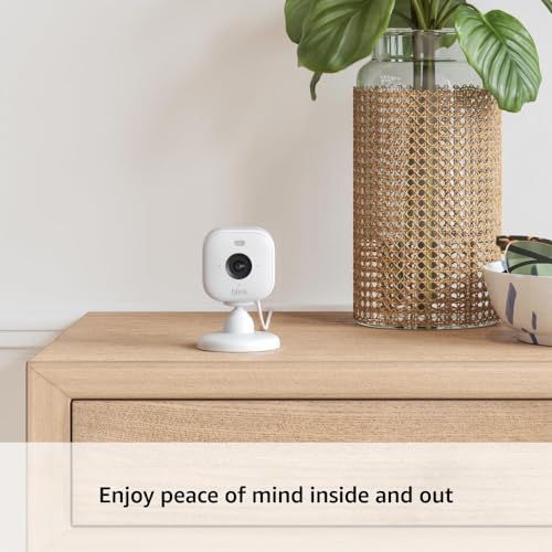 Blink Mini 2 (Newest Model) + Weather Resistant Adapter β Indoor/Outdoor Home Security & Pet Camera(s) with HD video, motion detection, and built-in spotlight β 2 cameras (White)