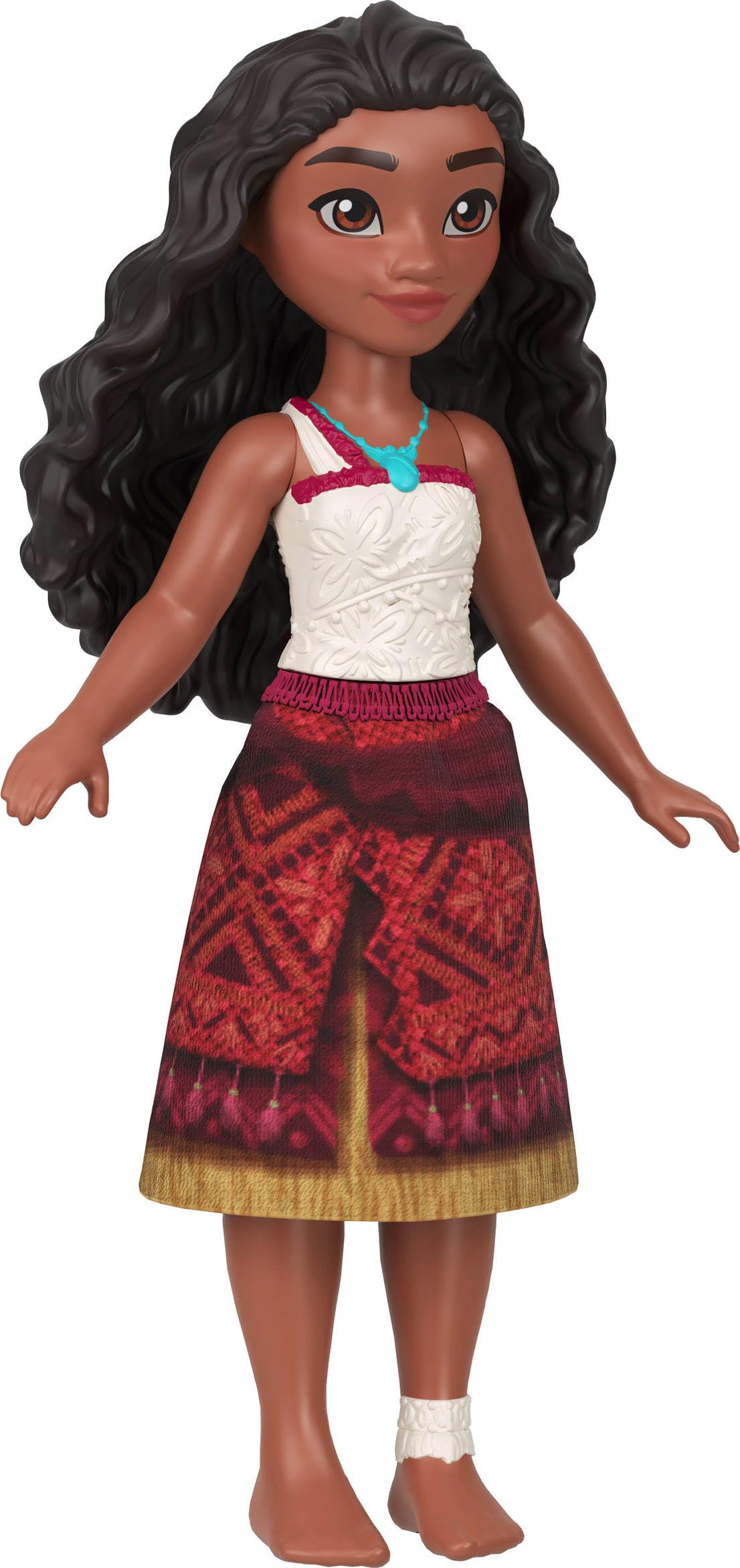Mattel Disney Moana 2 Toys, Moana & Maui Ocean Adventures 2-Pack with 2 Small Dolls & Hook Accessory, Inspired by The Movie