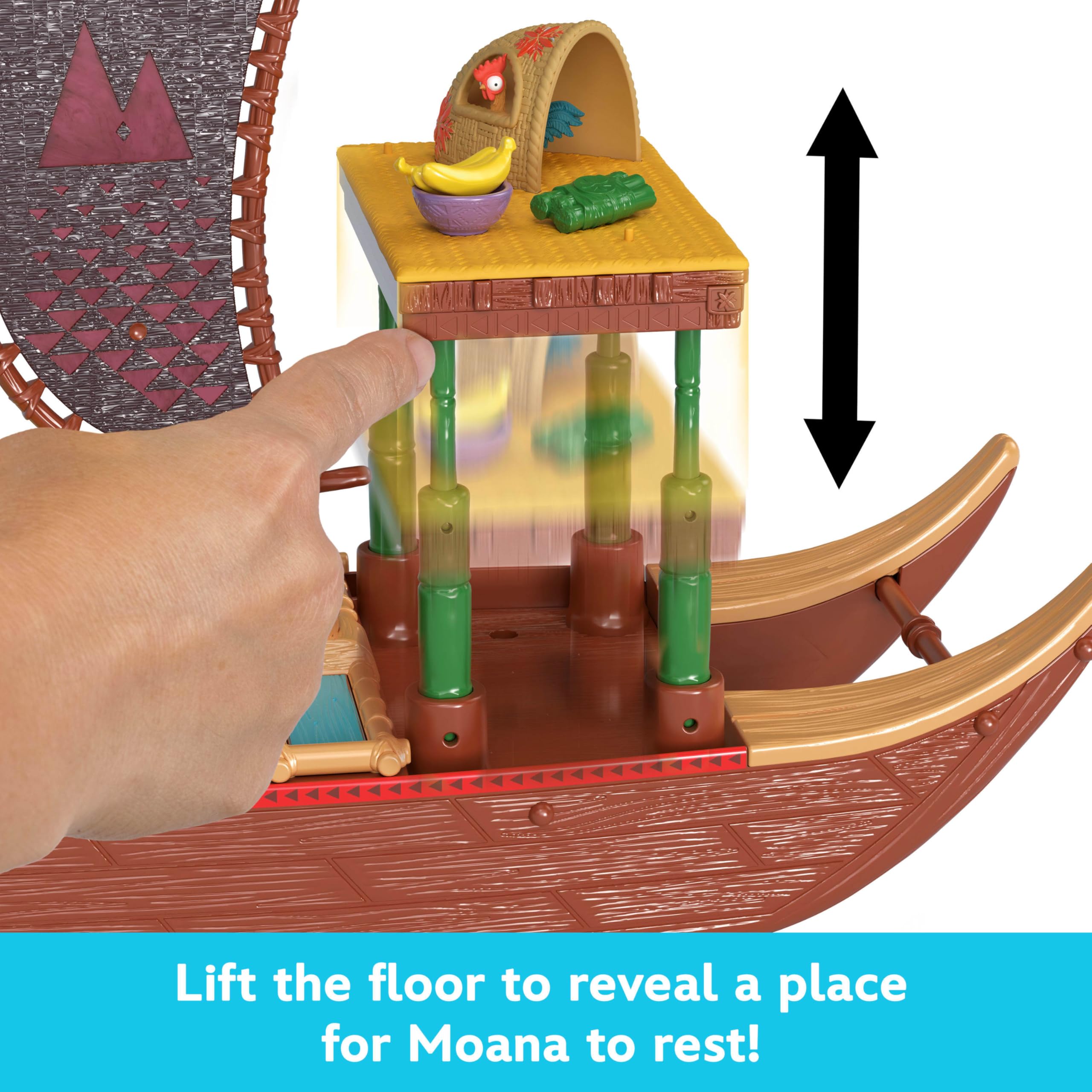 Mattel Disney Moana 2 Moana’s Adventure Canoe