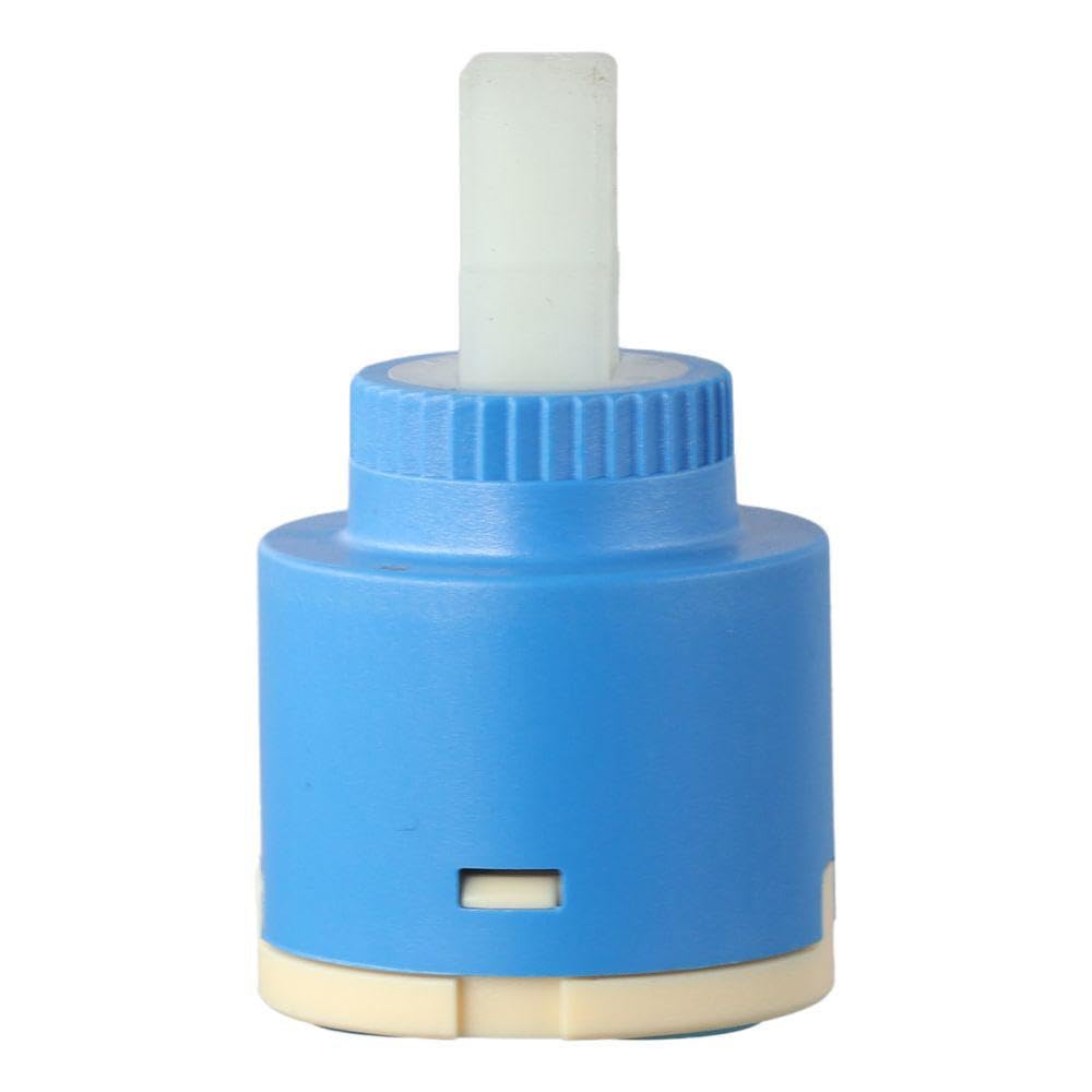 iuniq Ceramic Faucet Cartridge Replacement,Diameter 35mm Universal Blue Cartridge Water Mixer Tap Inner Control Kitchen And Bathroom Waterfall Faucet Valve Single Handle Basin Shower Faucet Parts