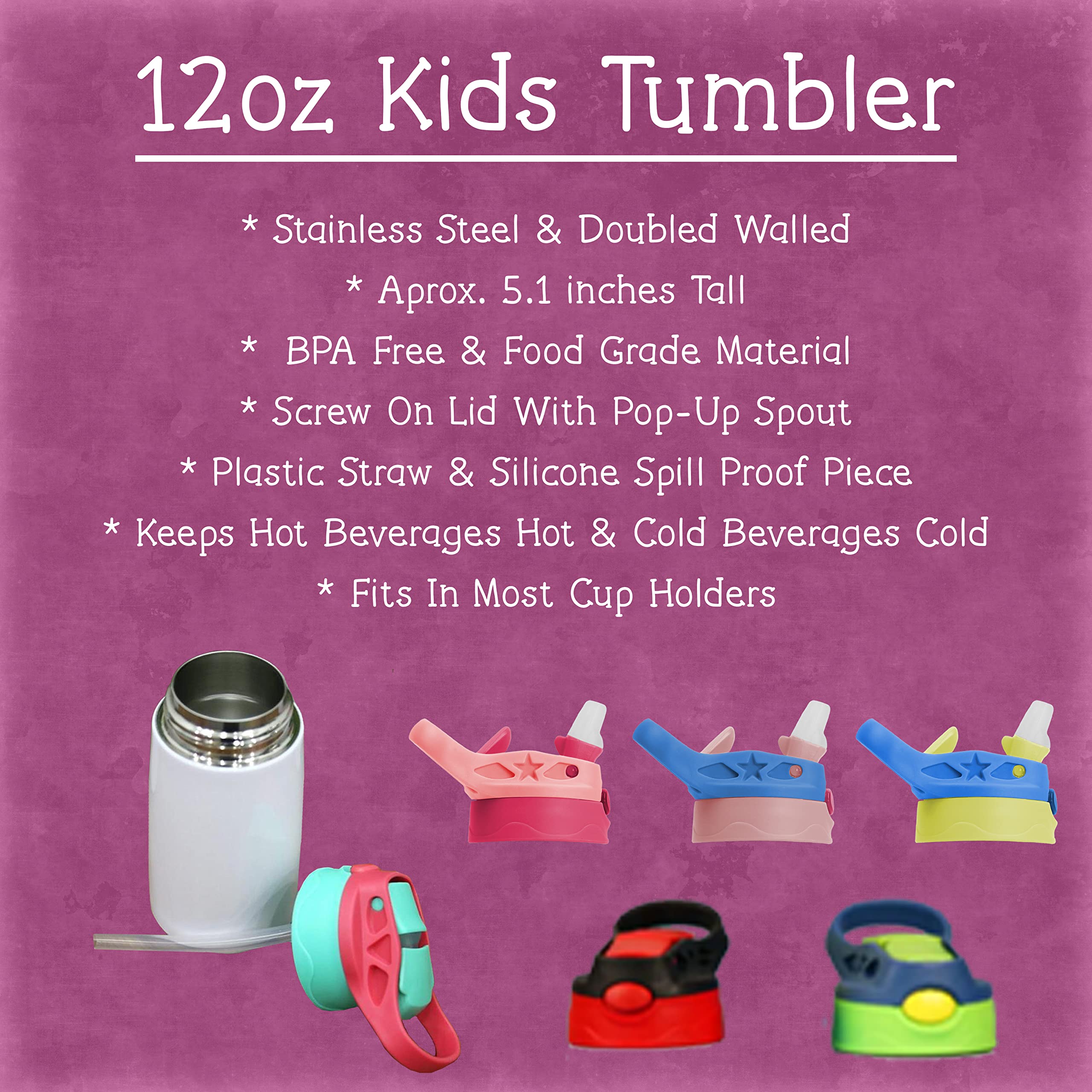 Generic Among Gamers #4 12oz Stainless Steel Kids Tumbler, Boys Or Girls, Player, Computer Game, Gift, Keeps Drinks Cold Or Hot (Black & Red Lid)