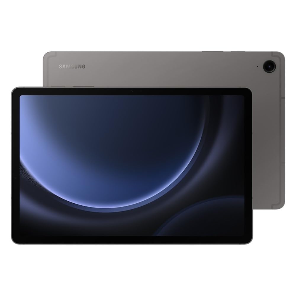 SAMSUNG Galaxy Tab S9 FE 5G (128GB, 6GB, WiFi + Cellular) Fully Unlocked Android Tablet, 10.9β, Wi-Fi 6, S Pen NOT Included, SM-X518U (Gray) (Renewed)