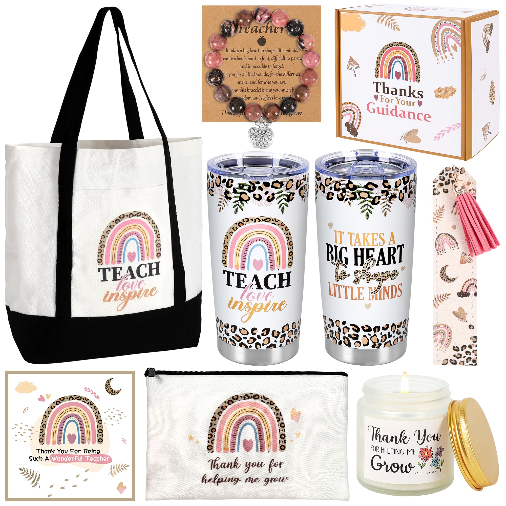 POMINEL Teacher Appreciation Gifts for Women Graduation Birthday Gift Basket for Teachers