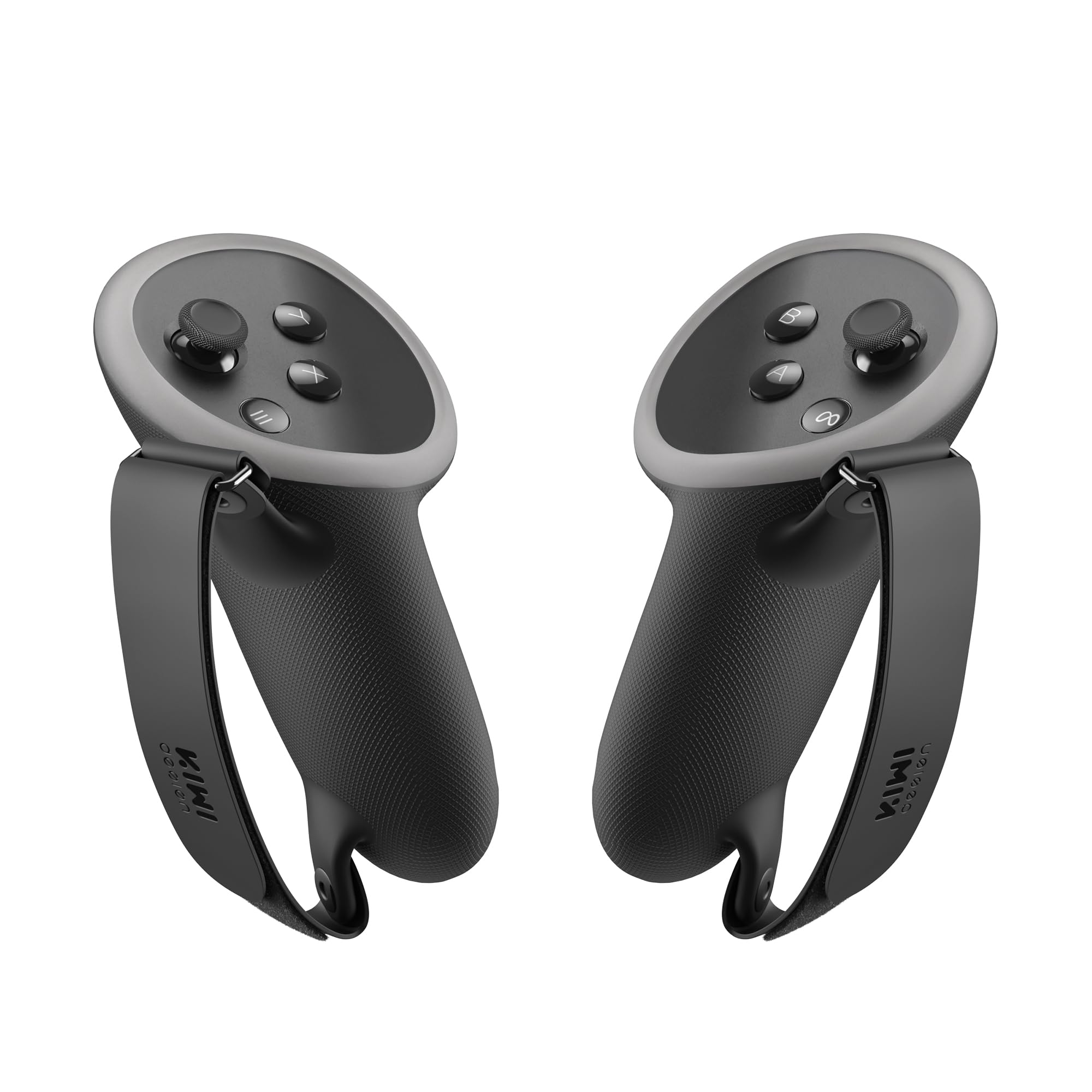 KIWI design Controller Grips Compatible with Meta Quest 3S/Quest 3 Accessories, Silicone Hand Strap Protector
