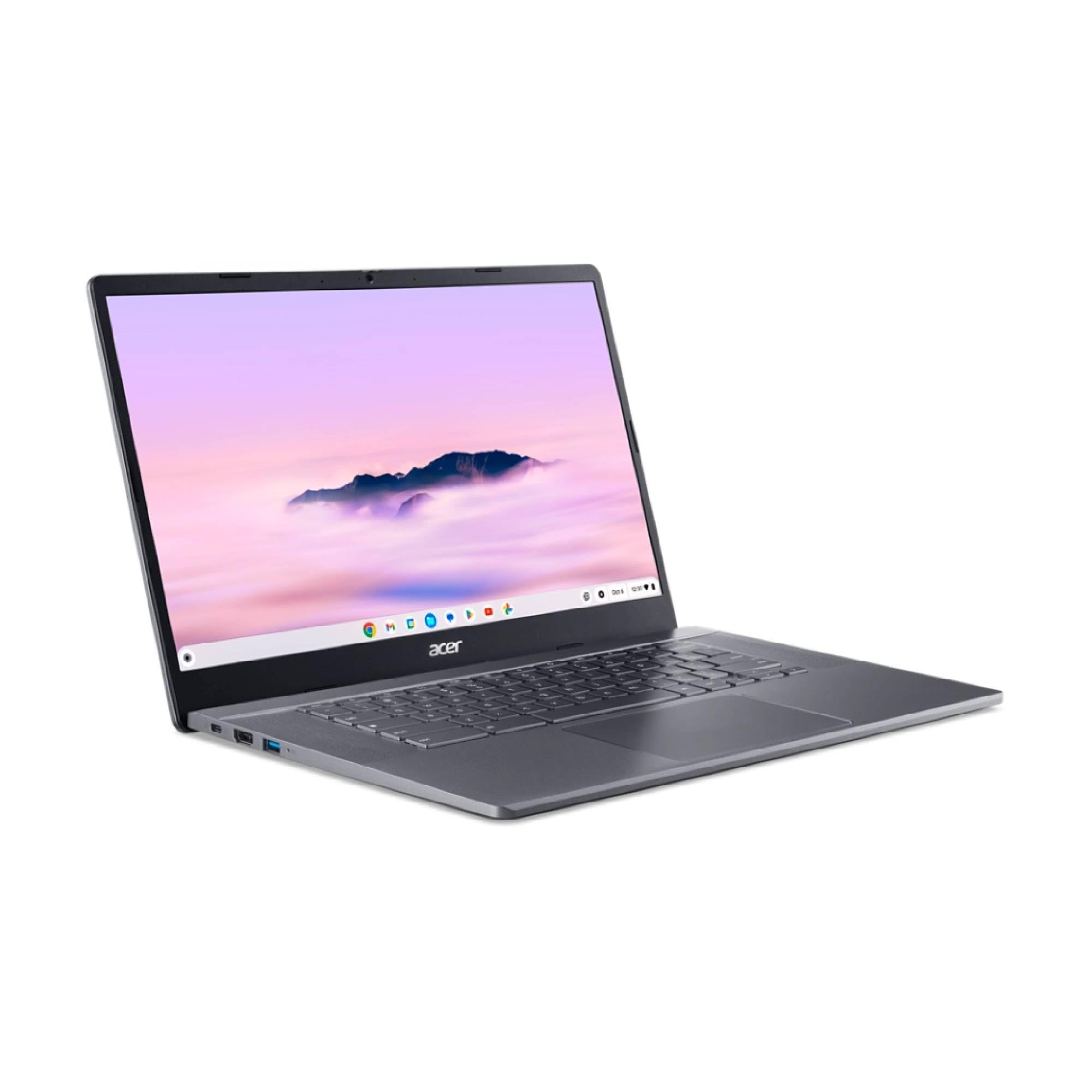 acer Chromebook Plus 515 Performance Laptop 15.6 FHD Intel Core i3-1215U 8GB LPDDR5X 128GB Flash Chrome OS FHD Camera Steel Gray (Renewed)