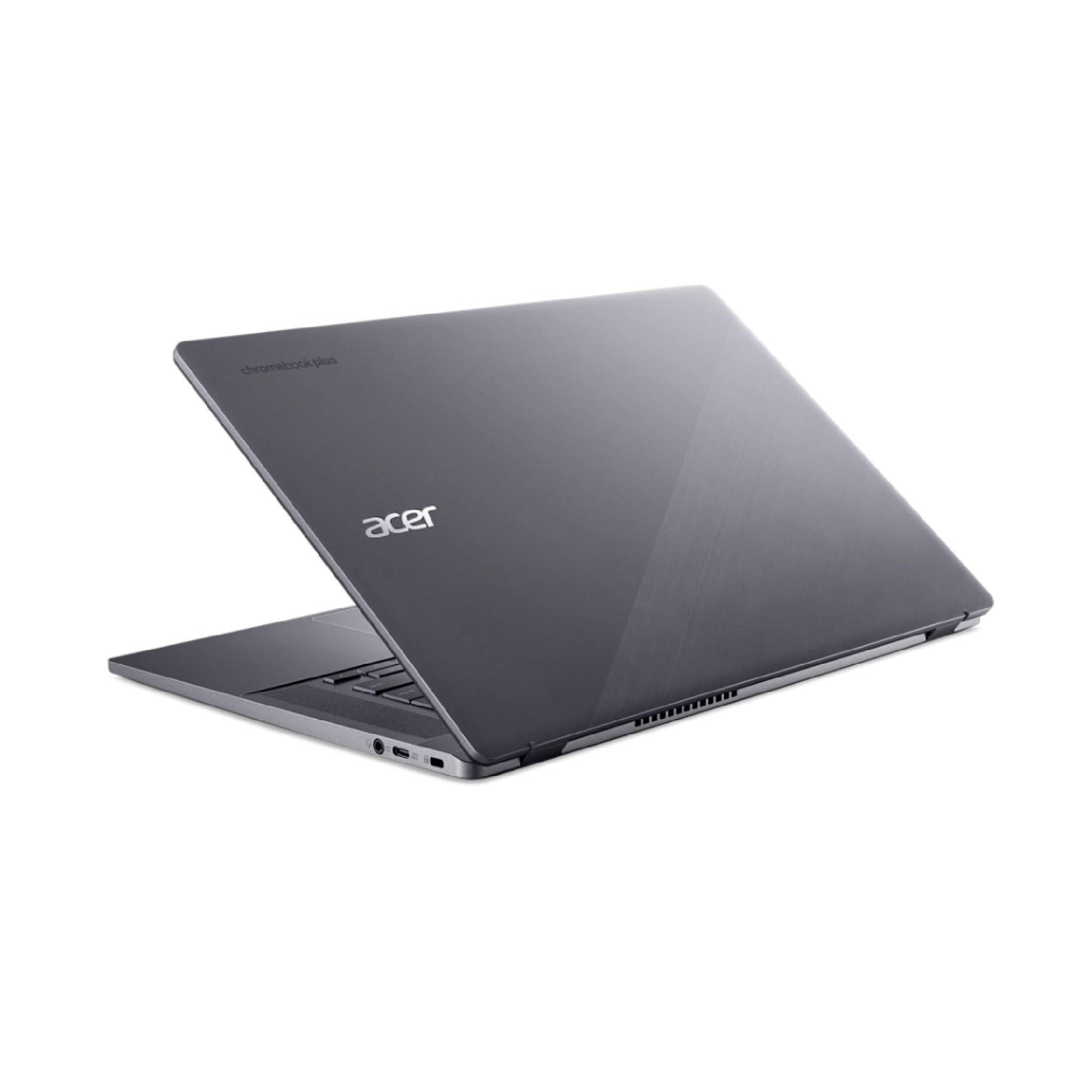 acer Chromebook Plus 515 Performance Laptop 15.6 FHD Intel Core i3-1215U 8GB LPDDR5X 128GB Flash Chrome OS FHD Camera Steel Gray (Renewed)