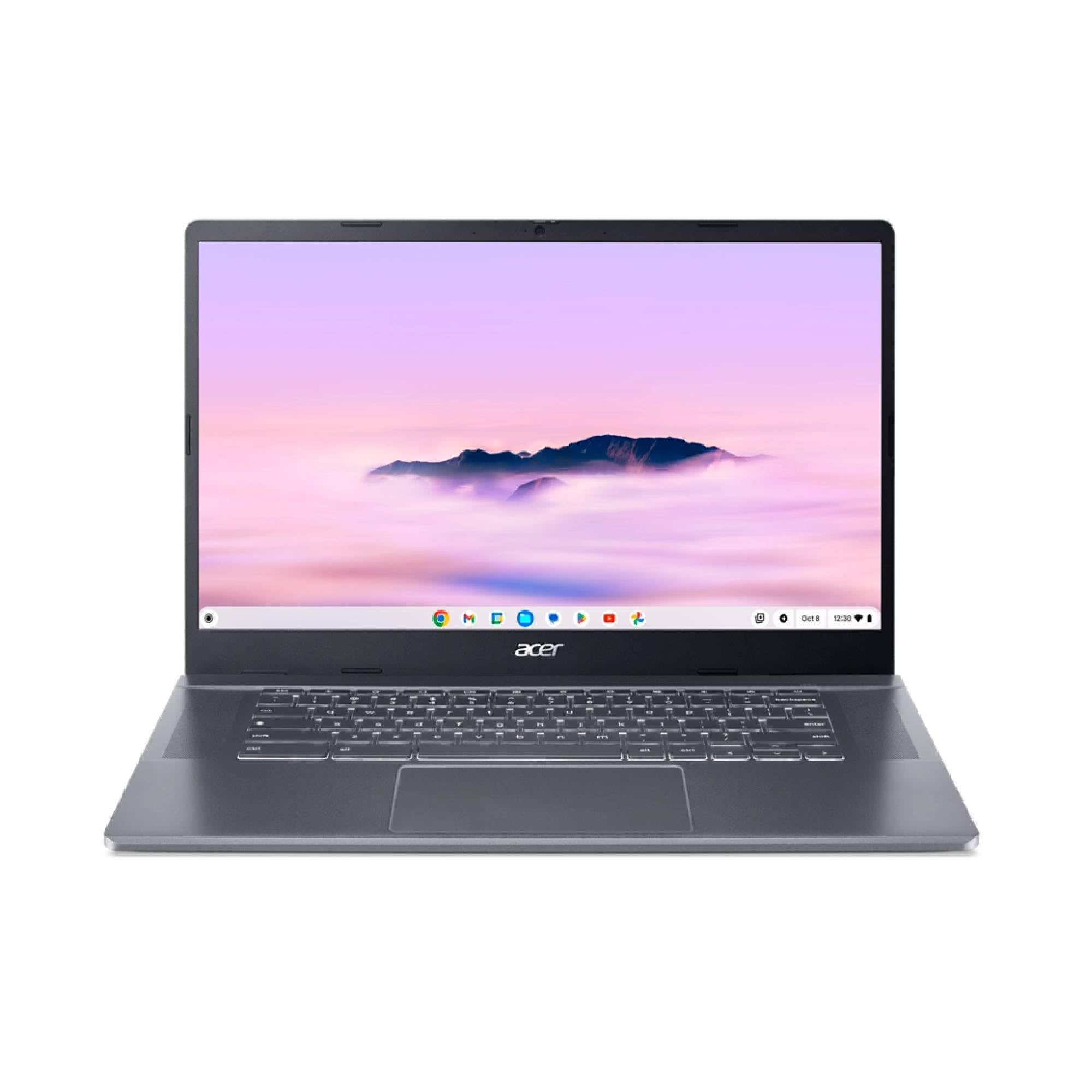 acer Chromebook Plus 515 Performance Laptop 15.6 FHD Intel Core i3-1215U 8GB LPDDR5X 128GB Flash Chrome OS FHD Camera Steel Gray (Renewed)