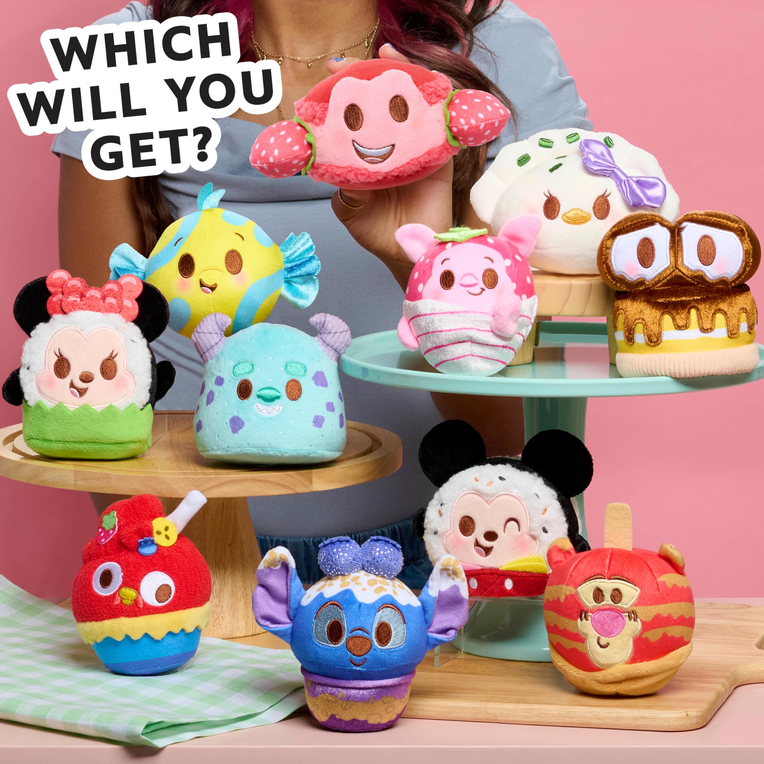 Just Play Disney Munchlings Single Serve Scented Collectible Plush 2-Pack, Kids Toys for Ages 0