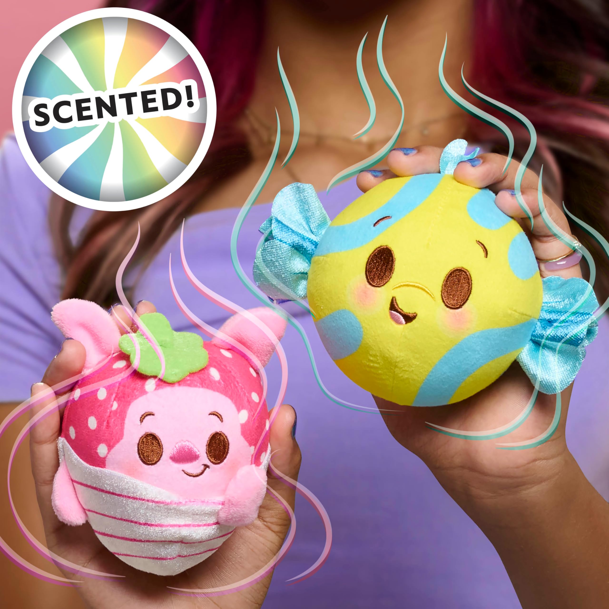 Just Play Disney Munchlings Single Serve Scented Collectible Plush 2-Pack, Kids Toys for Ages 0