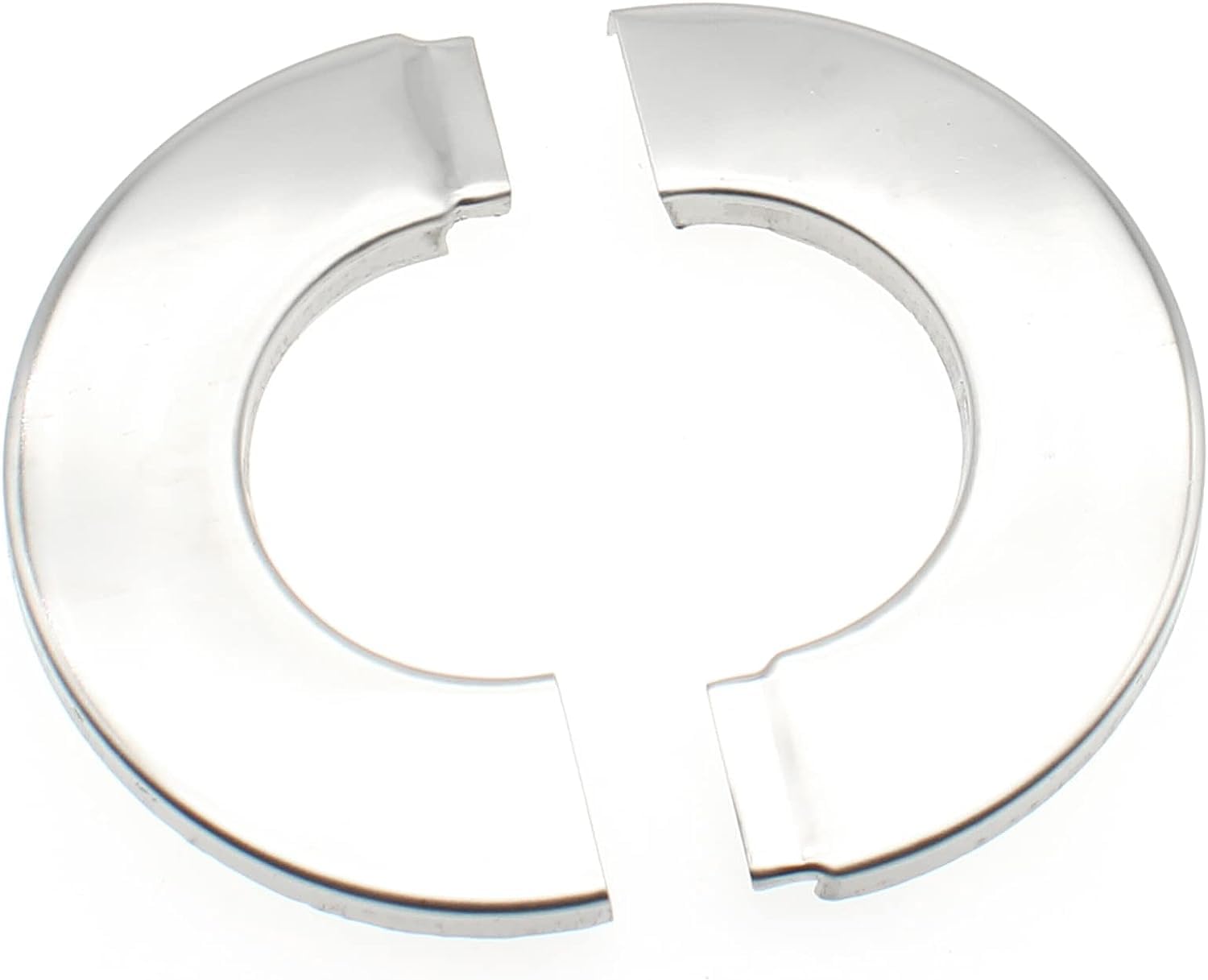 OZXNO 4.0" Stainless Steel Wall Split Flange 4pcs Split Decorative Escutcheon Self-Adhesive Wall-mounted Water Pipe Cover Accessories