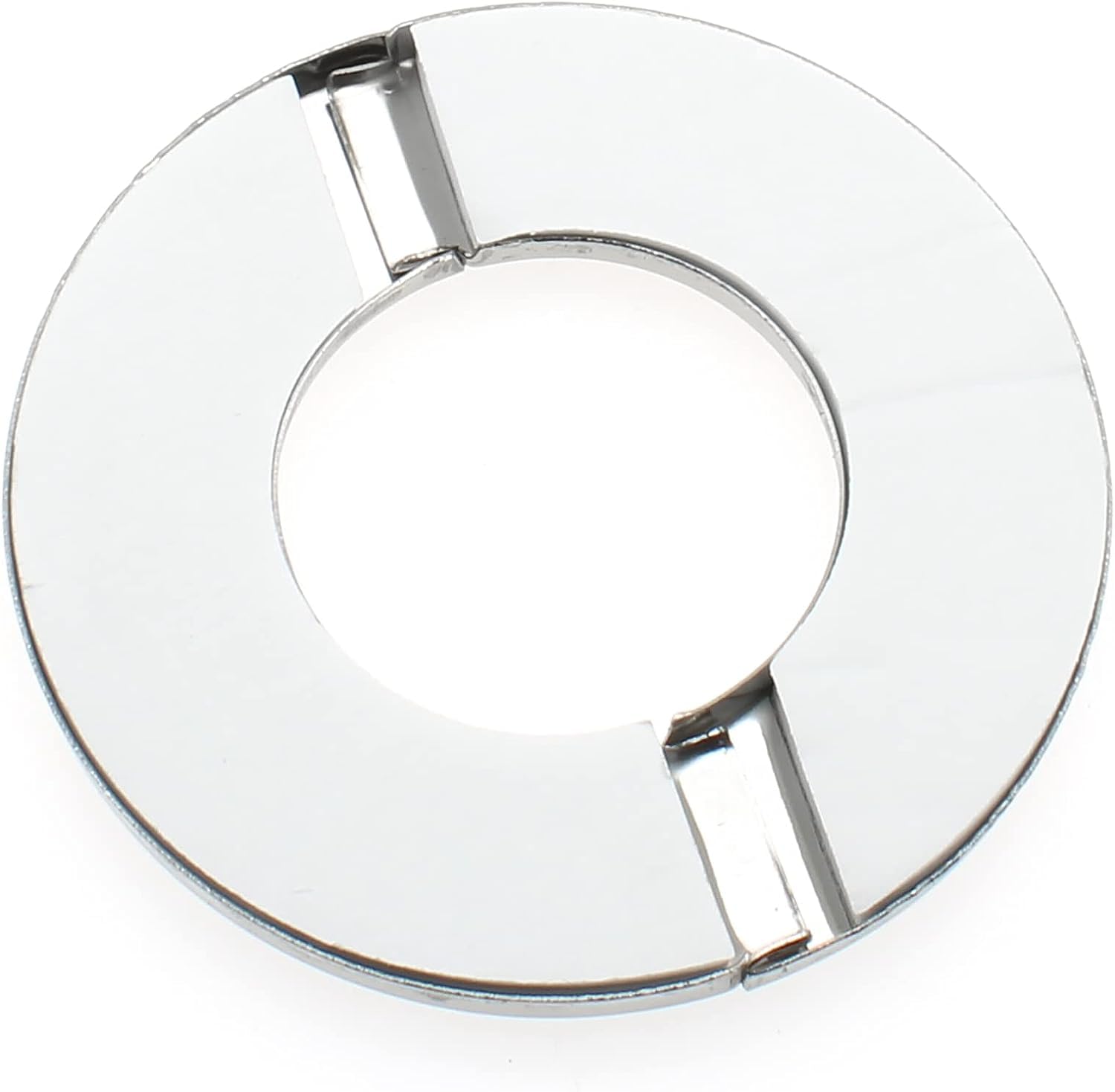 OZXNO 4.0" Stainless Steel Wall Split Flange 4pcs Split Decorative Escutcheon Self-Adhesive Wall-mounted Water Pipe Cover Accessories