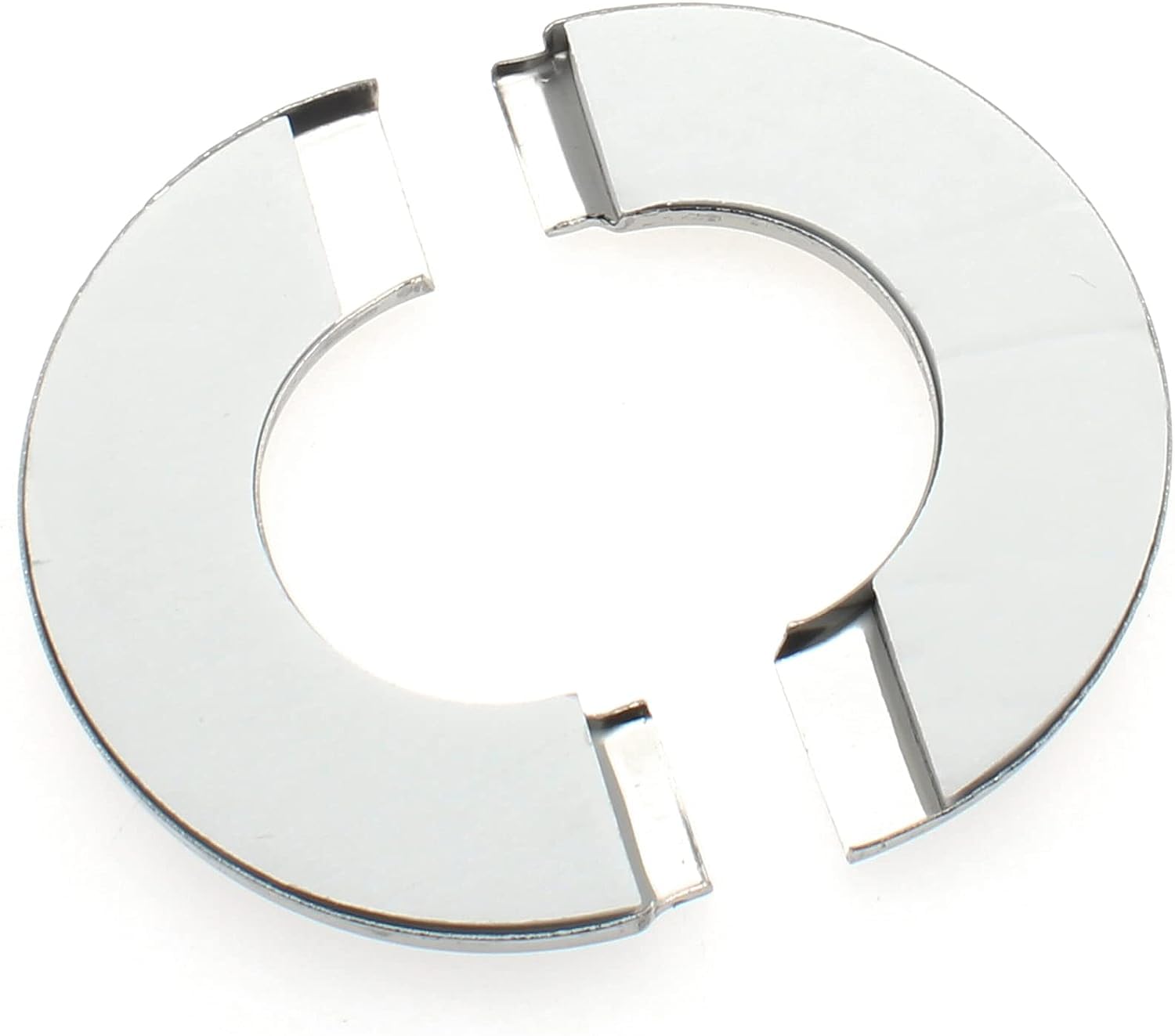 OZXNO 4.0" Stainless Steel Wall Split Flange 4pcs Split Decorative Escutcheon Self-Adhesive Wall-mounted Water Pipe Cover Accessories