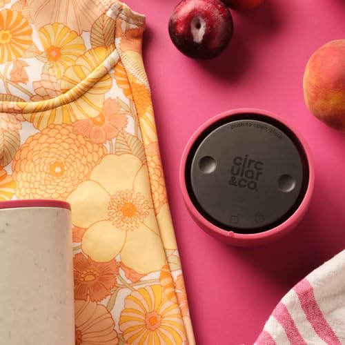 Circular & Co Reusable Coffee Cup - 8oz - 100% Leakproof Travel Mug - Made from Recycled Coffee Cups - Sustainble Insulated Coffee Tumbler - BPA Free - Dishwasher Safe