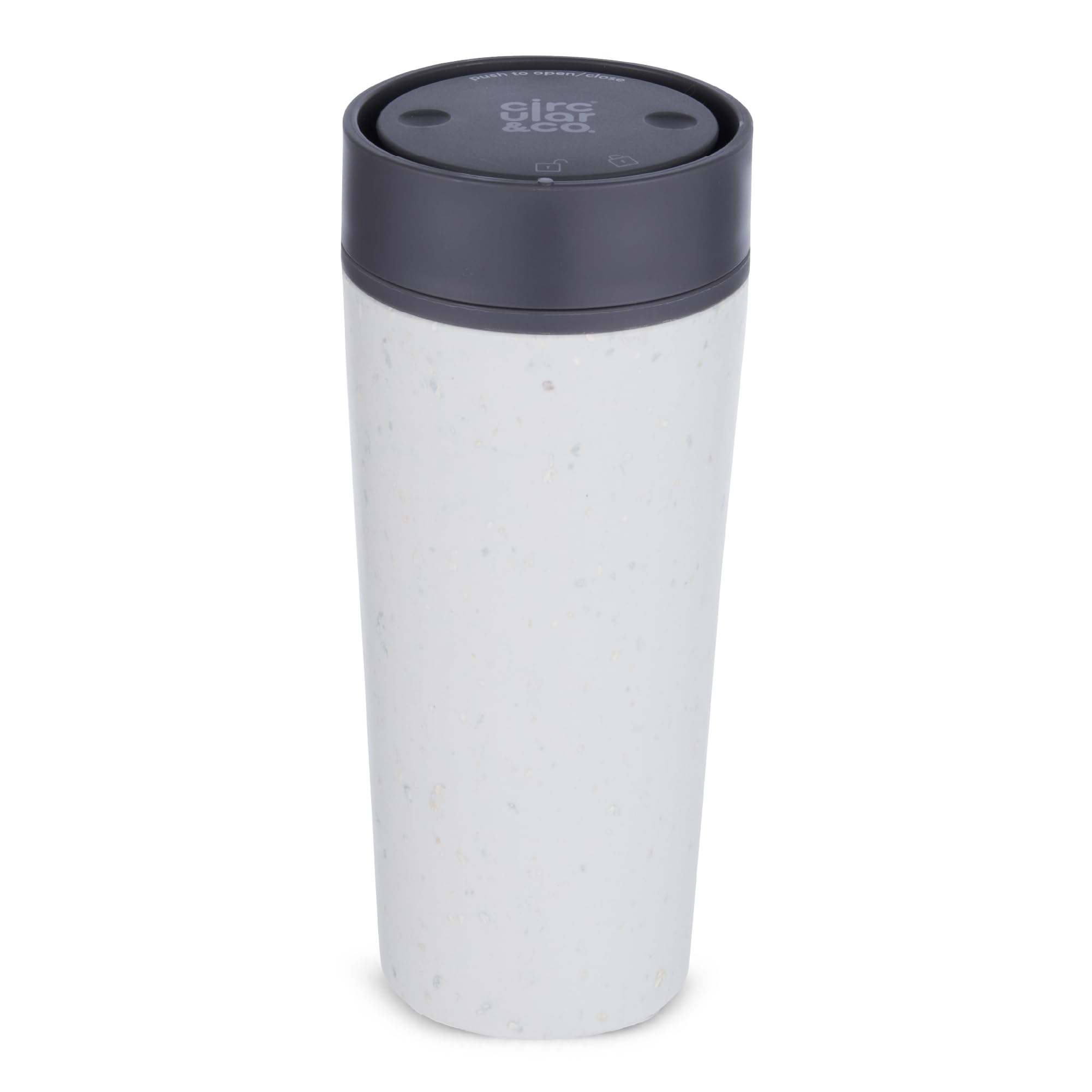 Circular & Co Reusable Coffee Cup - 16oz - 100% Leakproof Large Travel Mug - Made from Recycled Coffee Cups - Sustainble Insulated Coffee Tumbler - BPA Free - Dishwasher Safe