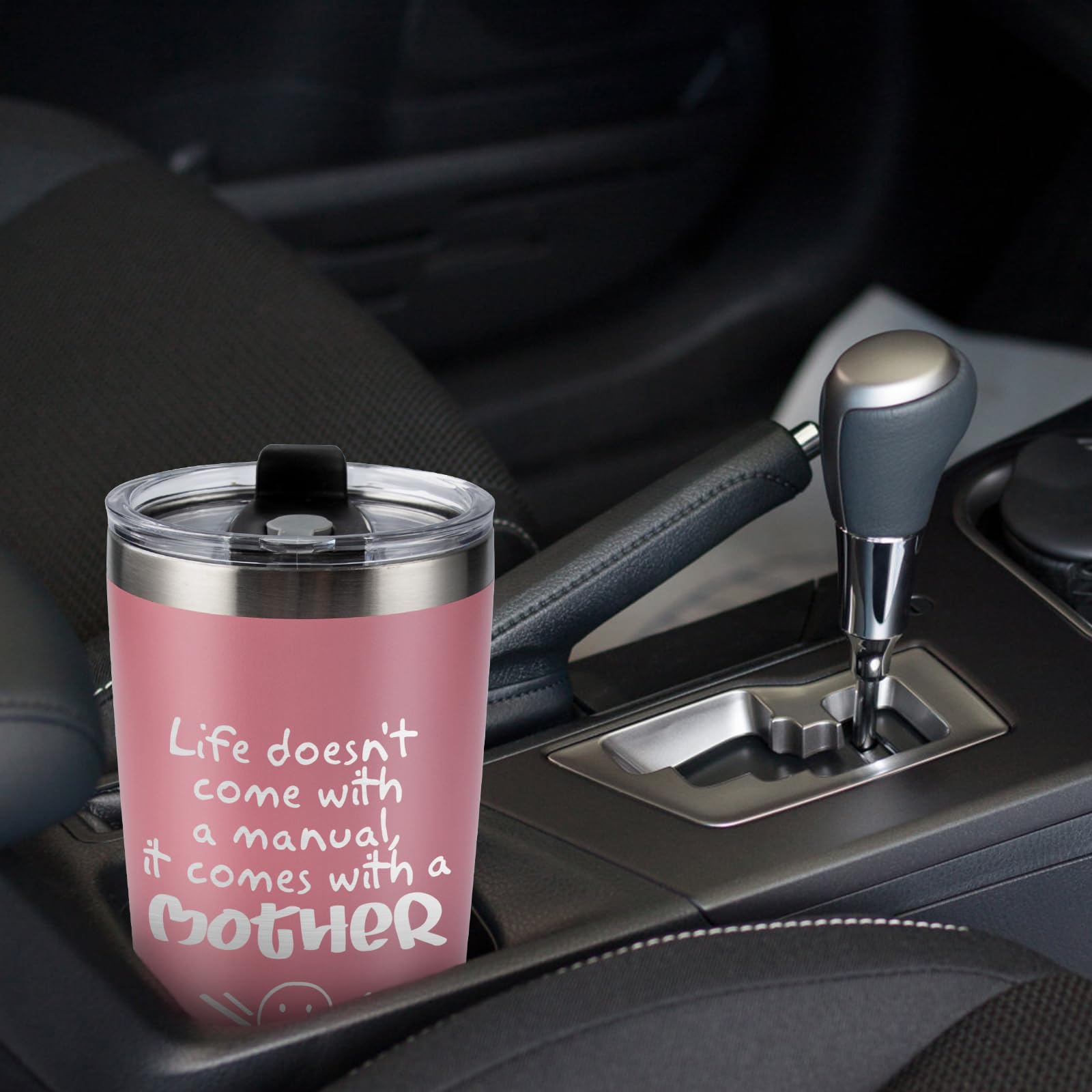 KrazeKK Personalized Coffee Tumbler, Custom Stainless Steel Tumbler with Text, Customized Travel Coffee Mug Cup Gift for Girlfriend, Boyfriend, Mom, Dad (20Oz Engraved)