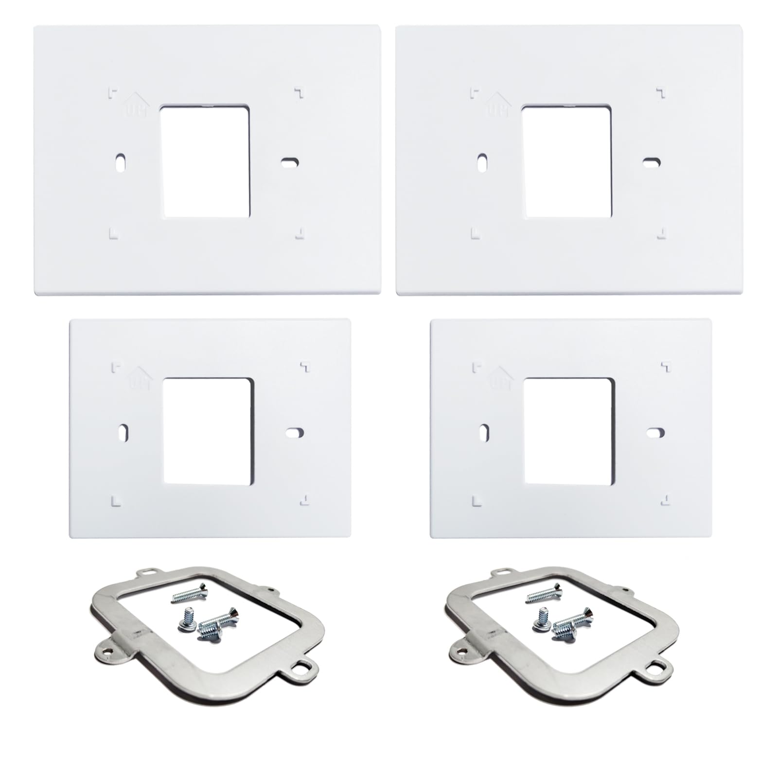 THP2400A1027W Thermostat Wall Plate Back Plate White Cover Assembly (1)
