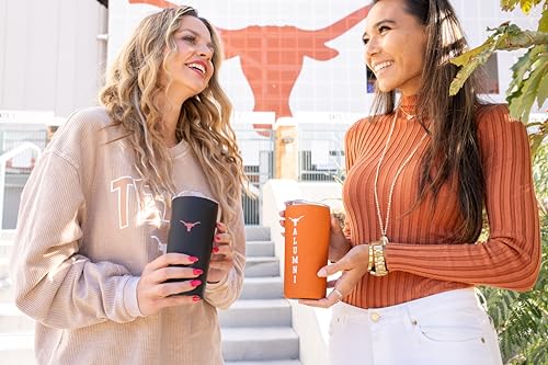 Decorvo Officially Licensed Collegiate Stainless Steel Tumbler - Double Walled Insulated Travel Thermos with Slide Lid - 18 oz (Arizona ST - Red)