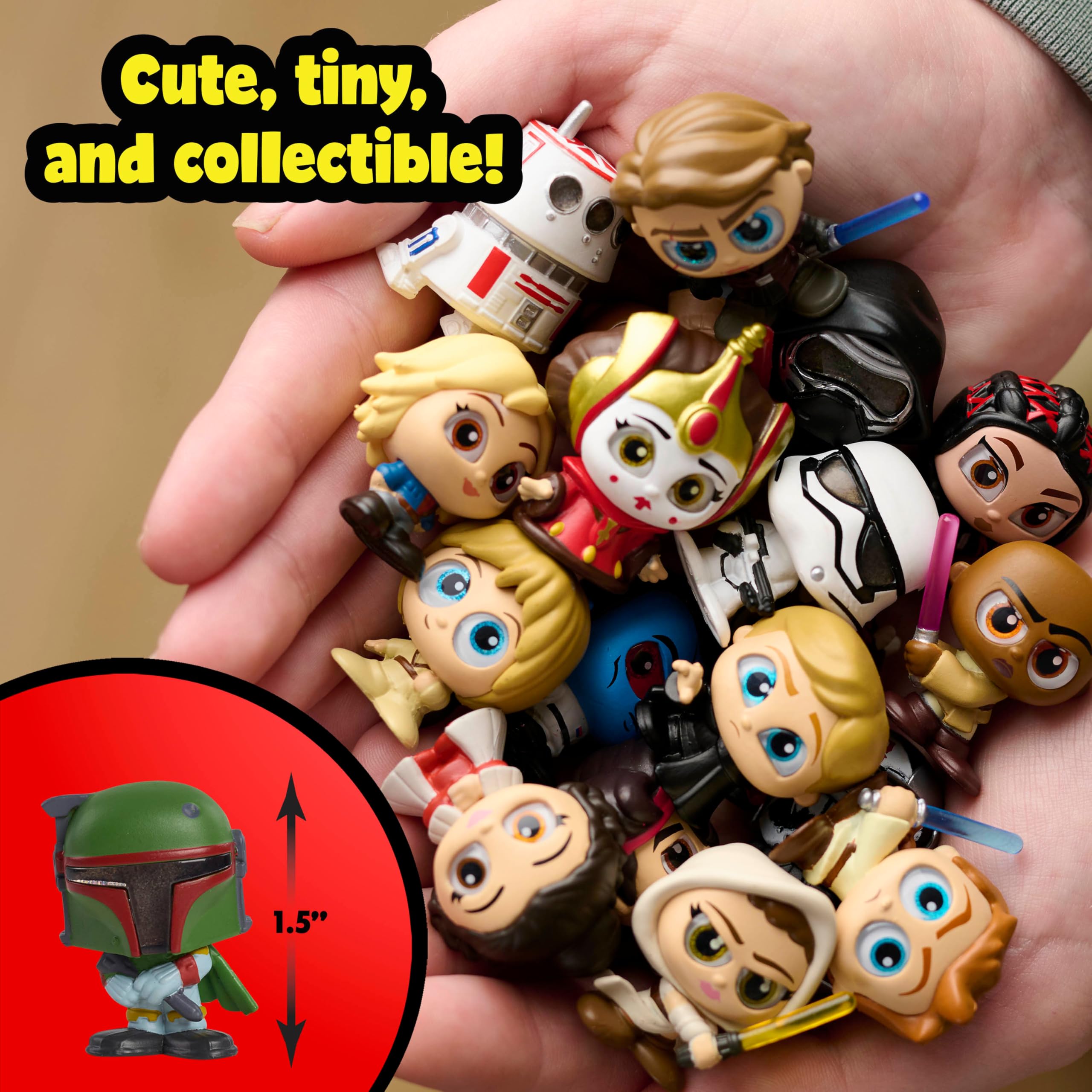 Star Wars™ Doorables Galaxy Peek Series 2, 1.5-inch Figures, Surprise Collectible Figures, Kids Toys for Ages 5 Up by Just Play