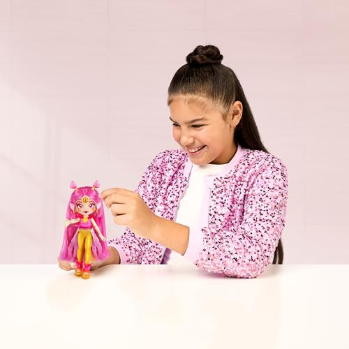 Magic Mixies Pixlings Shimmerverse Series, Create & Mix Magic Potion to Magically Reveal Pheona The Pheonix, This Beautiful 6.5" Shimmerverse Pixling Fashion Doll Appears Inside The Potion Bottle