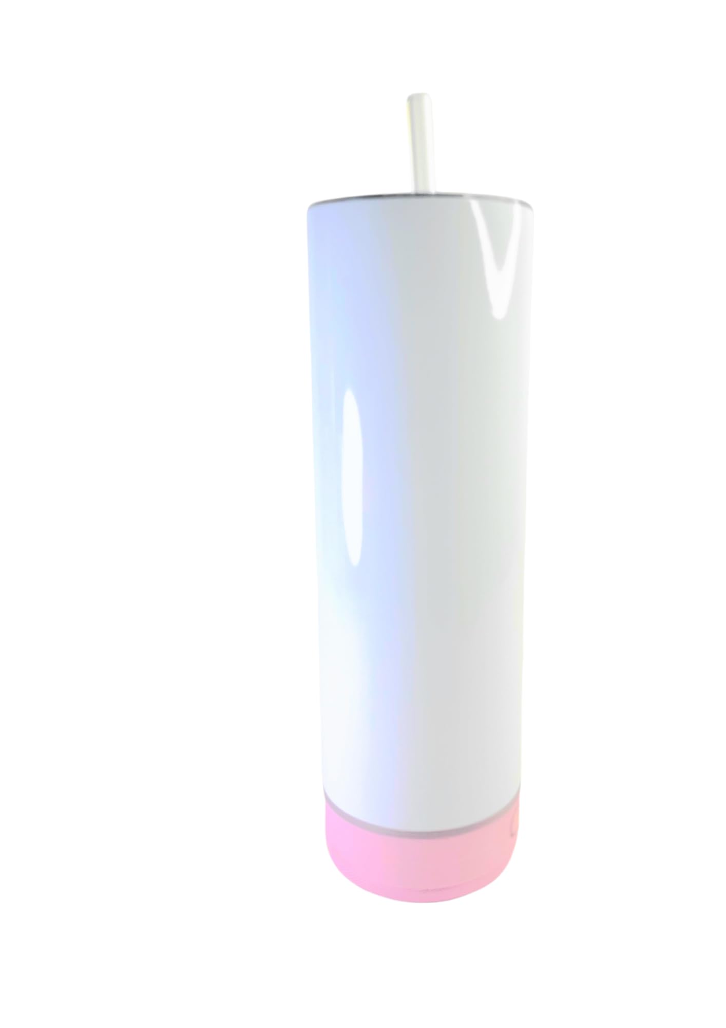 MacTings 20 oz Music Speaker Tumbler, Skinny Straight Music Tumbler with Straw and Lid,Speaker Tumbler Cup with Detachable Bluetooth Base, Stainless Steel Sublimation Music Insulated Tumbler (Pink)