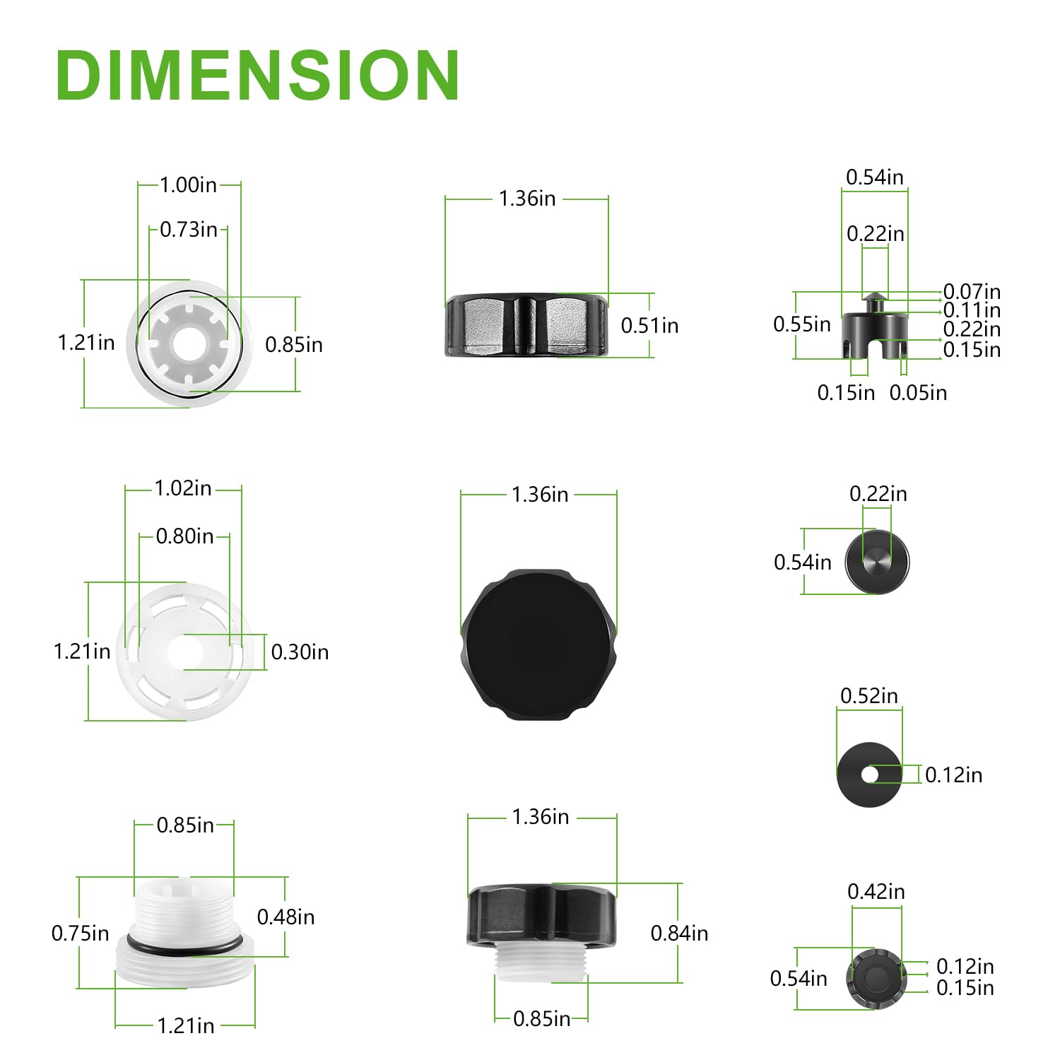 Replaces for VACVBKX1B Vacuum Breaker Replacement Kit for Traditional Anti-Siphon Frost-Free Sillcock Valves