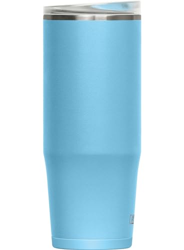 CamelBak Thrive Leak-Proof 32 oz Stainless Steel Mug for Travel, Coffee, Tea, Hot Beverages - Spill Proof Cup-holder, Nordic Blue