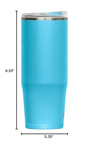 CamelBak Thrive Leak-Proof 32 oz Stainless Steel Mug for Travel, Coffee, Tea, Hot Beverages - Spill Proof Cup-holder, Nordic Blue