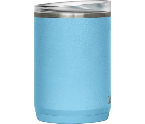 CamelBak Thrive Leak-Proof 16 oz Mug, Insulated Stainless Steel - For travel, coffee, tea, hot beverages - Spill Proof - Cup-holder Compatible, Nordic Blue