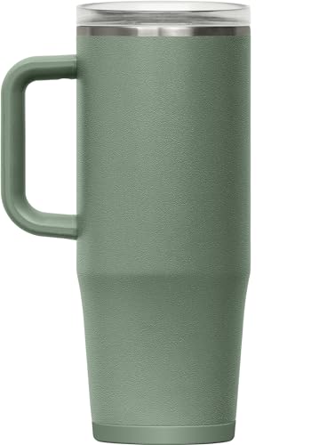 CamelBak Thrive Leak-Proof 32 oz Mug, Insulated Stainless Steel - For travel, coffee, tea, hot beverages - Spill Proof Cup-holder Compatible, Moss