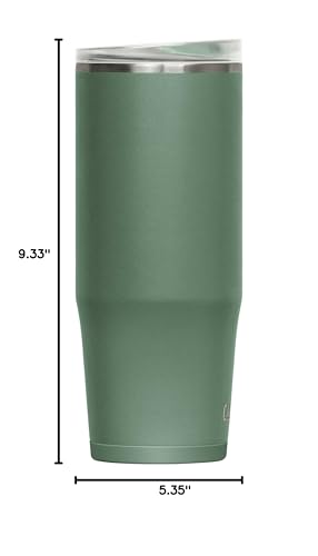 CamelBak Thrive Leak-Proof 32 oz Mug, Insulated Stainless Steel - For travel, coffee, tea, hot beverages - Spill Proof Cup-holder Compatible, Moss