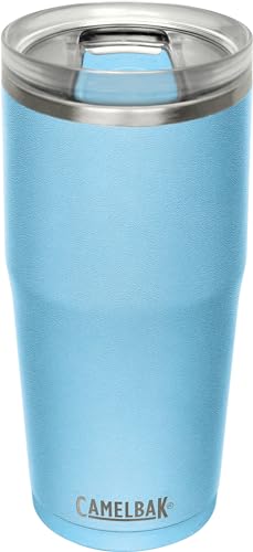 CamelBak Thrive Leak-Proof 20oz Tumbler - Insulated Stainless Steel - Spill Proof - Cup-holder Compatible, Nordic Blue