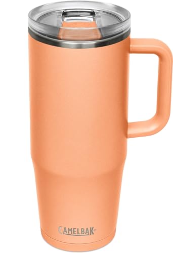 CamelBak Thrive Leak-Proof 32 oz Stainless Steel Mug for Travel, Coffee, Tea, Hot Beverages - Spill Proof Cup-holder, Desert Sunrise