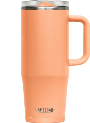 CamelBak Thrive Leak-Proof 32 oz Stainless Steel Mug for Travel, Coffee, Tea, Hot Beverages - Spill Proof Cup-holder, Desert Sunrise