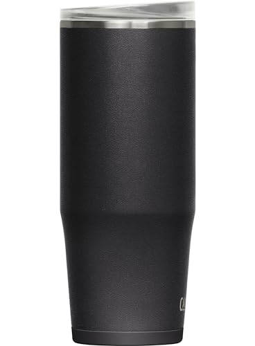 CamelBak Thrive Leak-Proof 32 oz Mug, Insulated Stainless Steel - For travel, coffee, tea, hot beverages - Spill Proof Cup-holder Compatible, Black