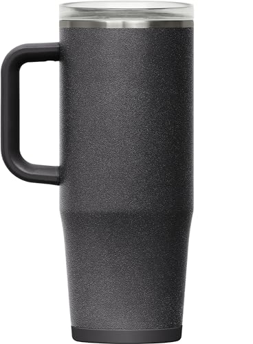 CamelBak Thrive Leak-Proof 32 oz Mug, Insulated Stainless Steel - For travel, coffee, tea, hot beverages - Spill Proof Cup-holder Compatible, Black