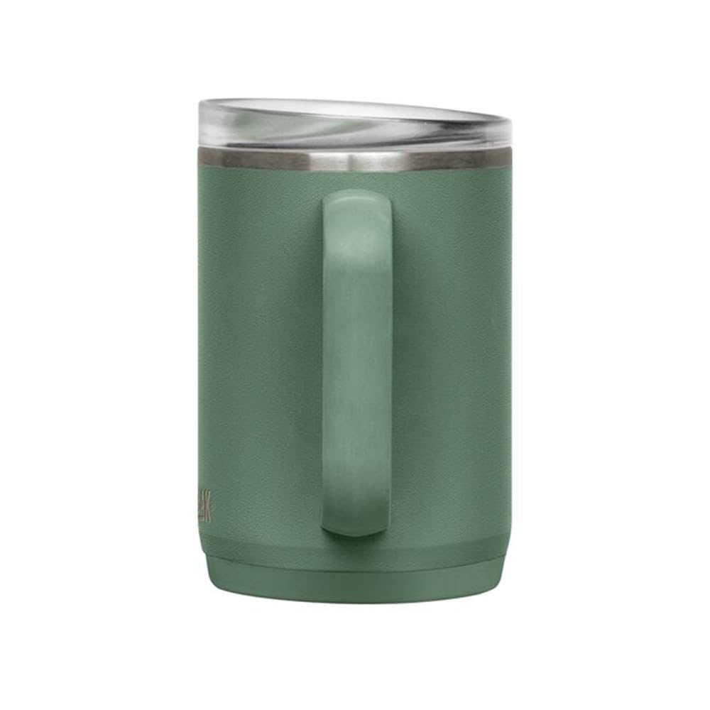 CamelBak Thrive Leak-Proof 16 oz Mug, Insulated Stainless Steel - For travel, coffee, tea, hot beverages - Spill Proof - Cup-holder Compatible, Moss