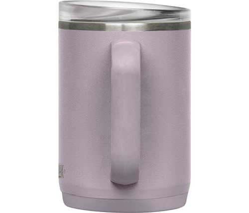 CamelBak Thrive Leak-Proof 16 oz Mug, Insulated Stainless Steel - For travel, coffee, tea, hot beverages - Spill Proof - Cup-holder Compatible, Purple Sky