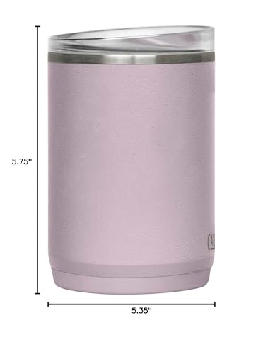 CamelBak Thrive Leak-Proof 16 oz Mug, Insulated Stainless Steel - For travel, coffee, tea, hot beverages - Spill Proof - Cup-holder Compatible, Purple Sky