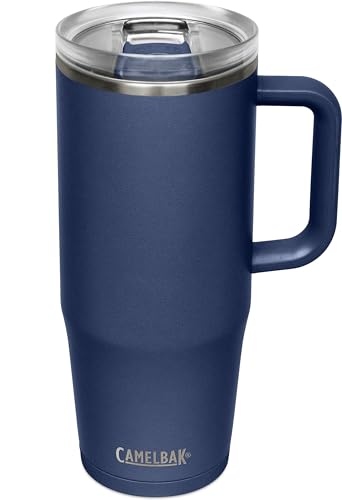CamelBak Thrive Leak-Proof 32 oz Stainless Steel Mug for Travel, Coffee, Tea, Hot Beverages - Spill Proof Cup-holder, Navy