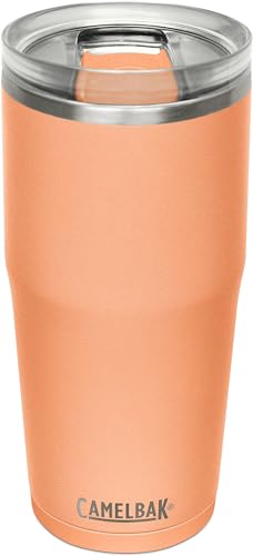 CamelBak Thrive Leak-Proof 30oz Tumbler in Stainless Steel - Spill Proof Cup-holder for Desert Sunrise