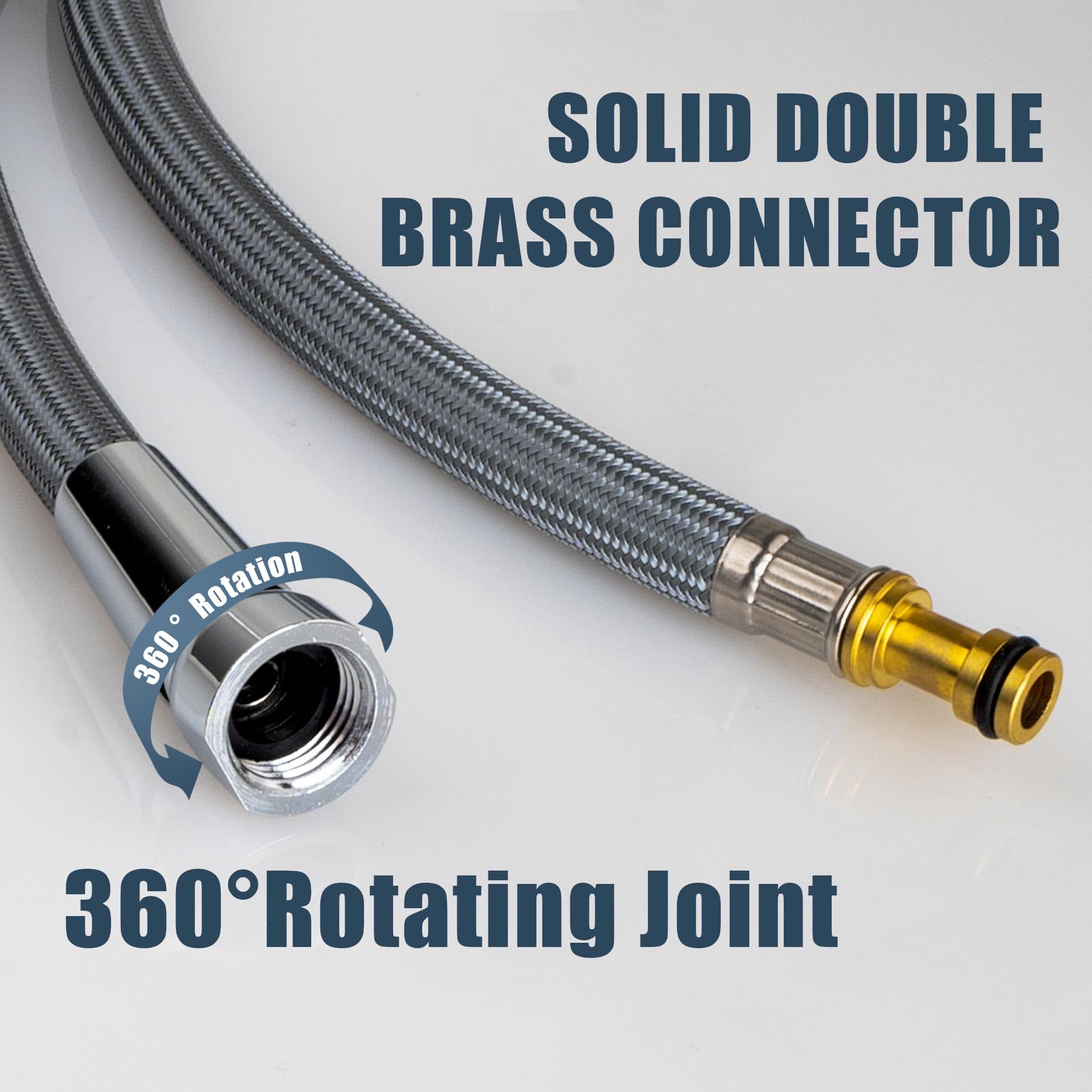 150259 Pull Down Hose for Moen Kitchen Sink Hose, Faucet Replacement Parts, Reflex hose 68-inch Connect Hose
