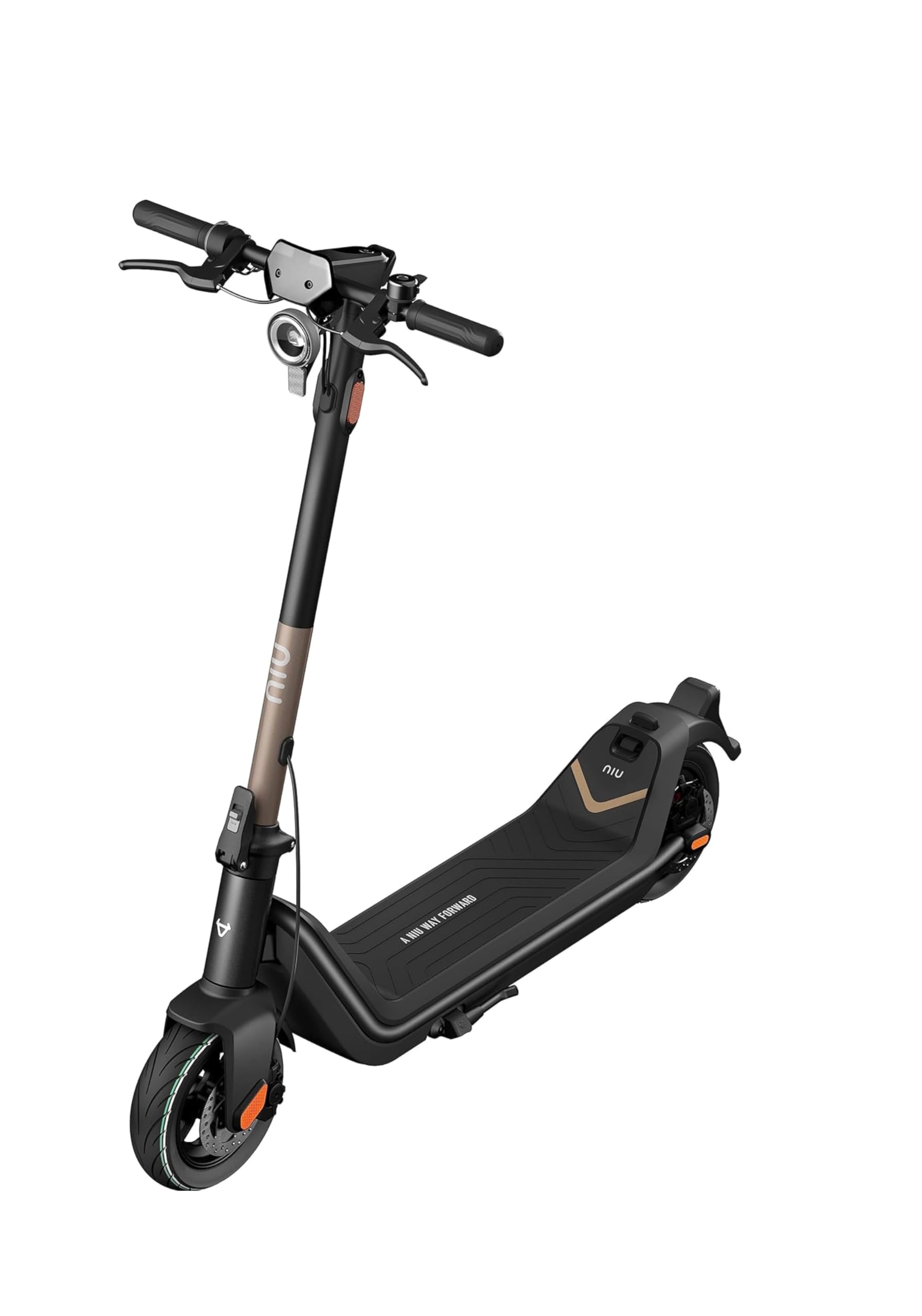 NIU KQi3 PRO Rose Gold Electric Scooter, Portable, Folding, Long Range 31 Miles Range, 20MPH Max Speed (Renewed)