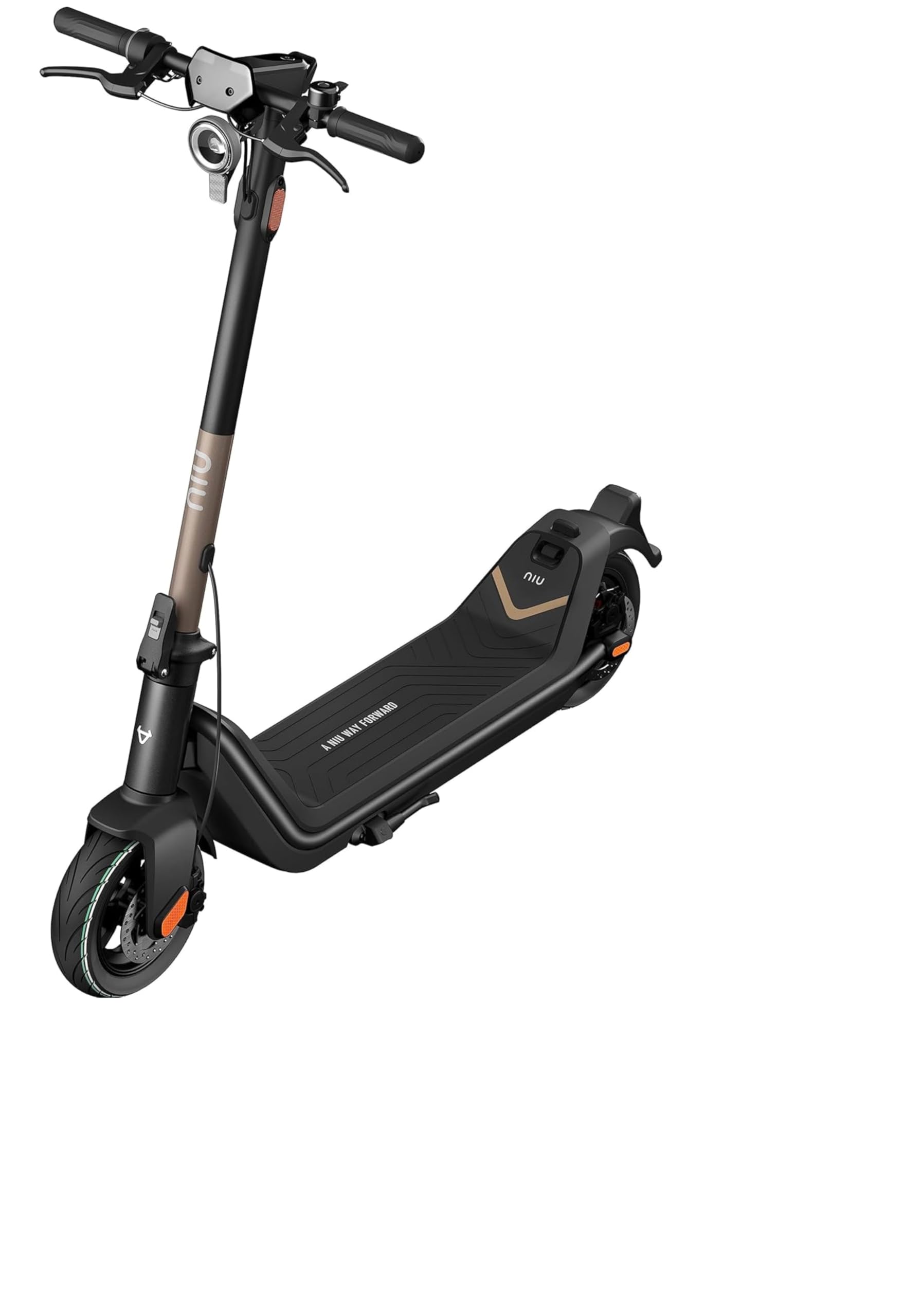 NIU KQi3 PRO Rose Gold Electric Scooter, Portable, Folding, Long Range 31 Miles Range, 20MPH Max Speed (Renewed)