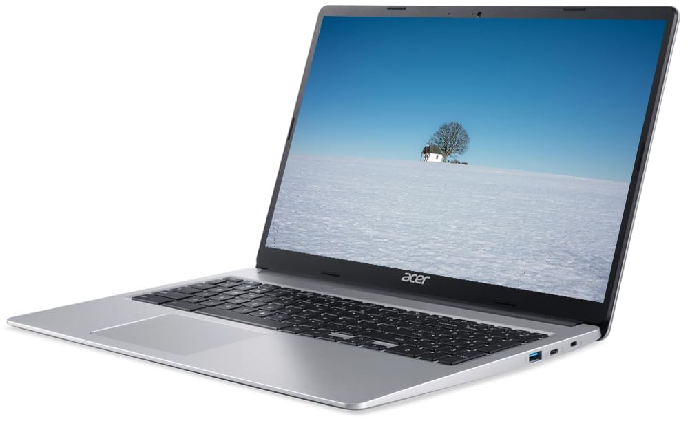 acer 2024 Chromebook, 15" HD IPS ComfyView Screen, Intel Celeron N Processor Up to 2.70GHz, 4GB LPDDR4, 64GB eMMC, Intel UHD Graphics, 6th Gen WiFi, Webcam, Chrome OS, Dove Gray(Renewed)