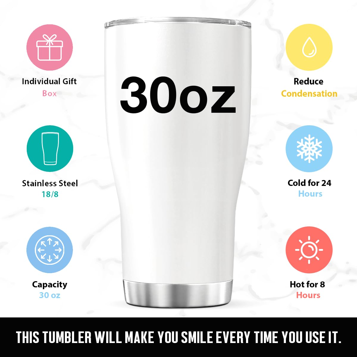 Tumbler 30 Oz Daisy Coffee Duke Stainless And Insulated Dixie Steel with Lid and Straw