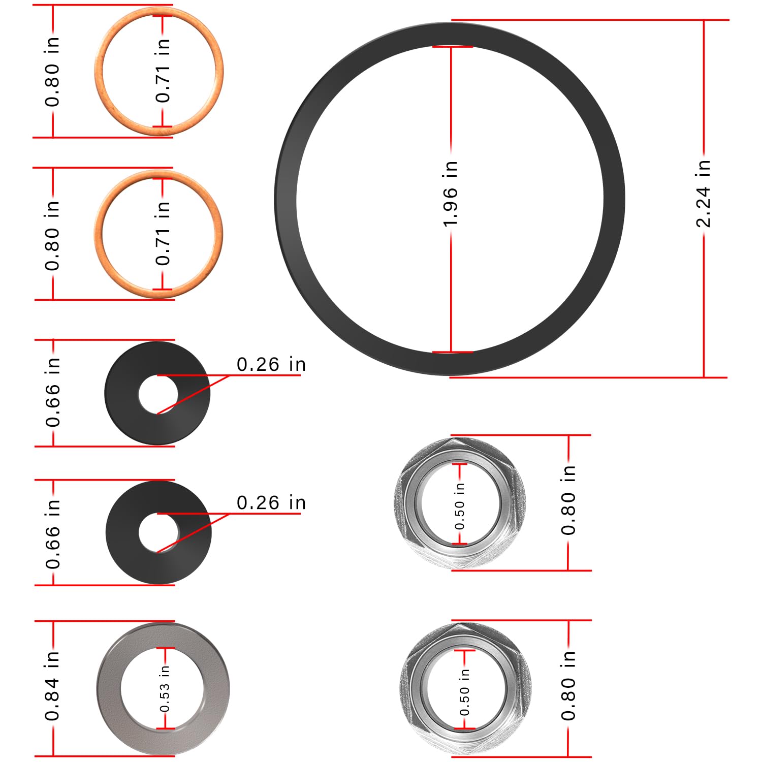 Replacement for Kohler GP30090 Niedecken Repair Kit, Valve Repair Kit For Niedecken Shower Faucet