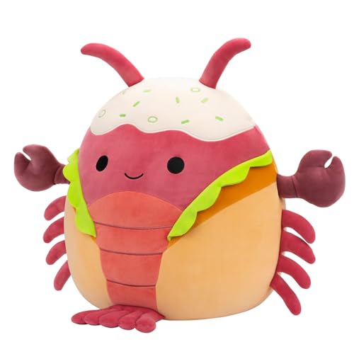 Squishmallows Original 14-Inch Lorono Lobster in Lobster Roll - Official Jazwares Plush (Large)