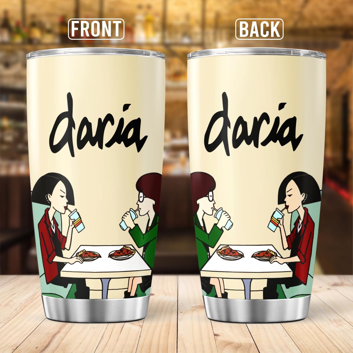 Tumbler Daria Hot Office Steel Travel 20 30 Oz Insulated Coffee Iced Stainless Tea